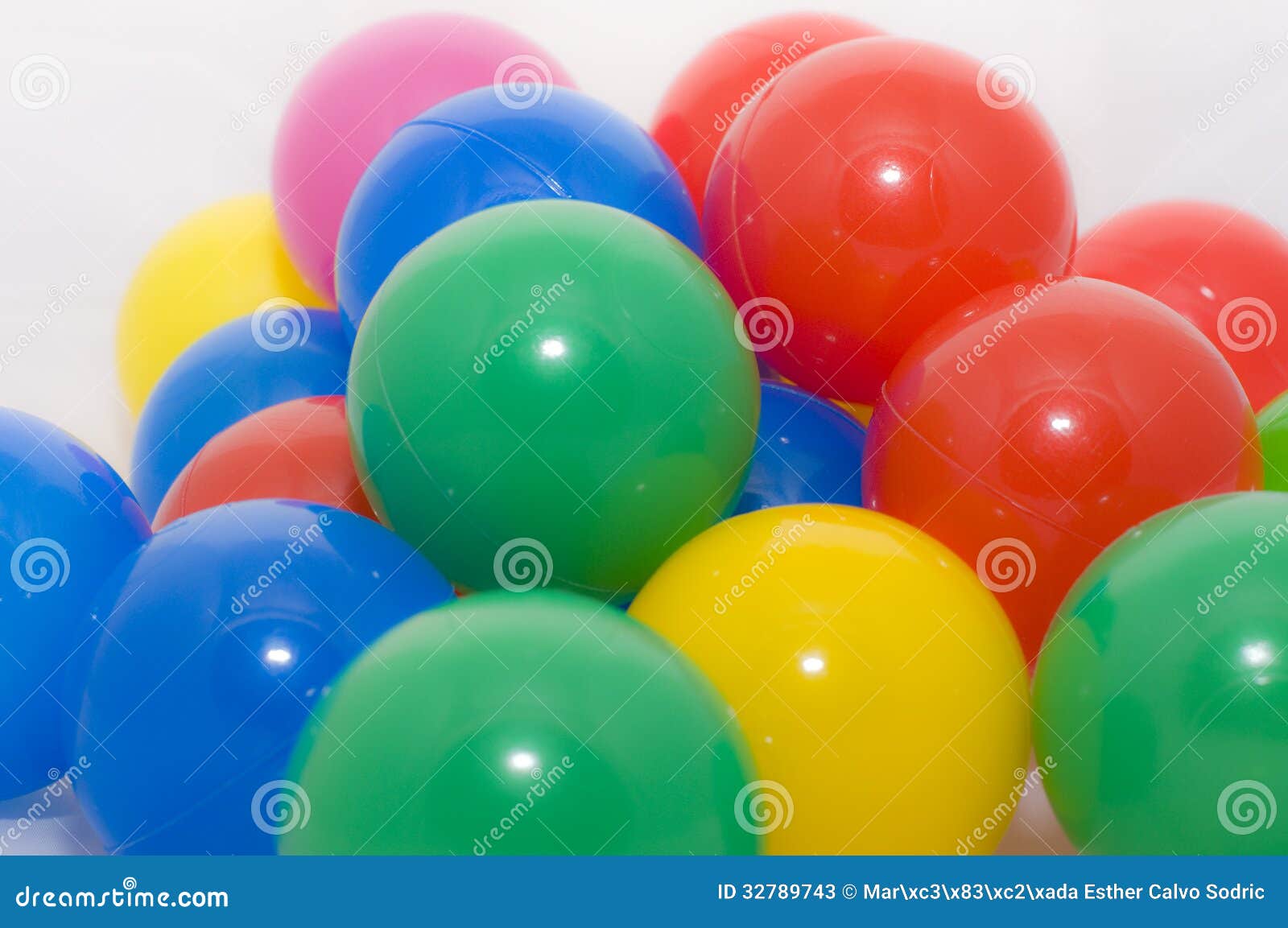 Colour balls stock image. Image of preschool, ball, play - 32789743
