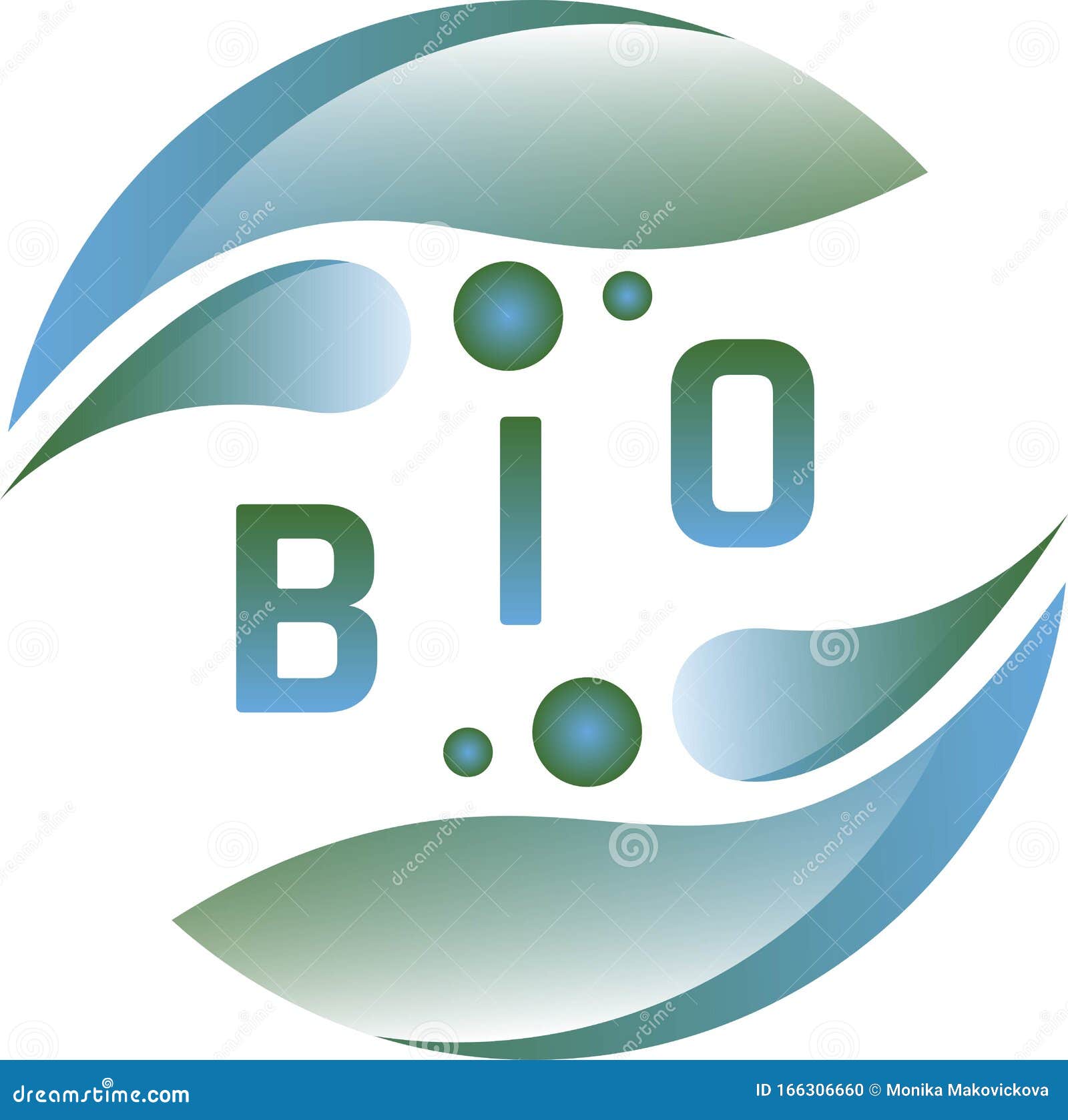 Colour bio sign badge stock vector. Illustration of background - 166306660