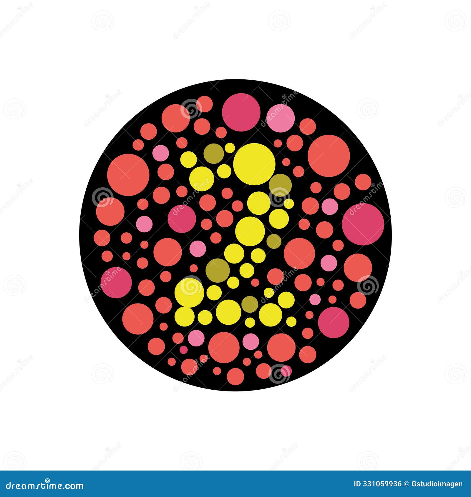 Colour Blindness And Normal Vision Glasses Vector Illustration ...