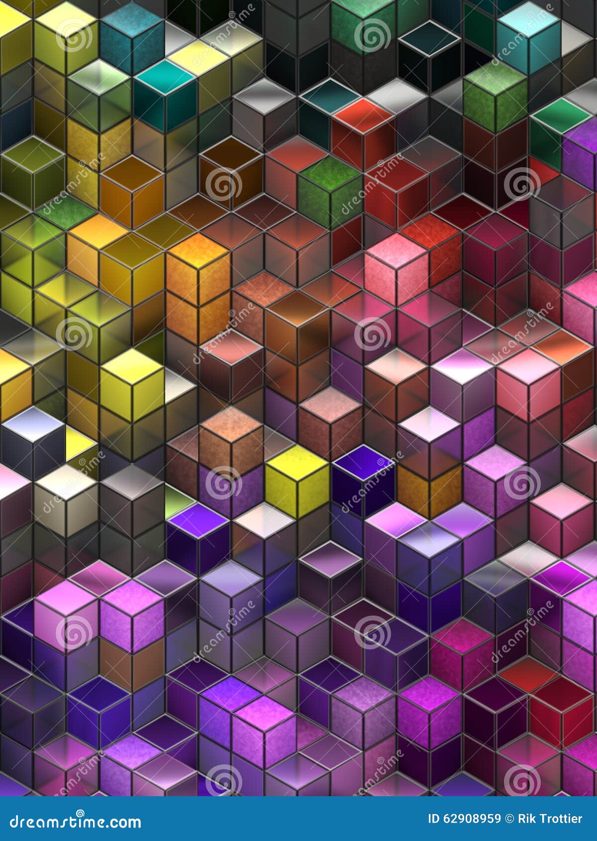 Colour blocks stock illustration. Illustration of stack - 62908959