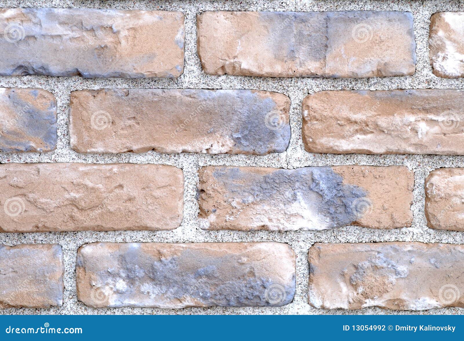 Colour Brick Wall Background Stock Photo - Image of facade, natural ...
