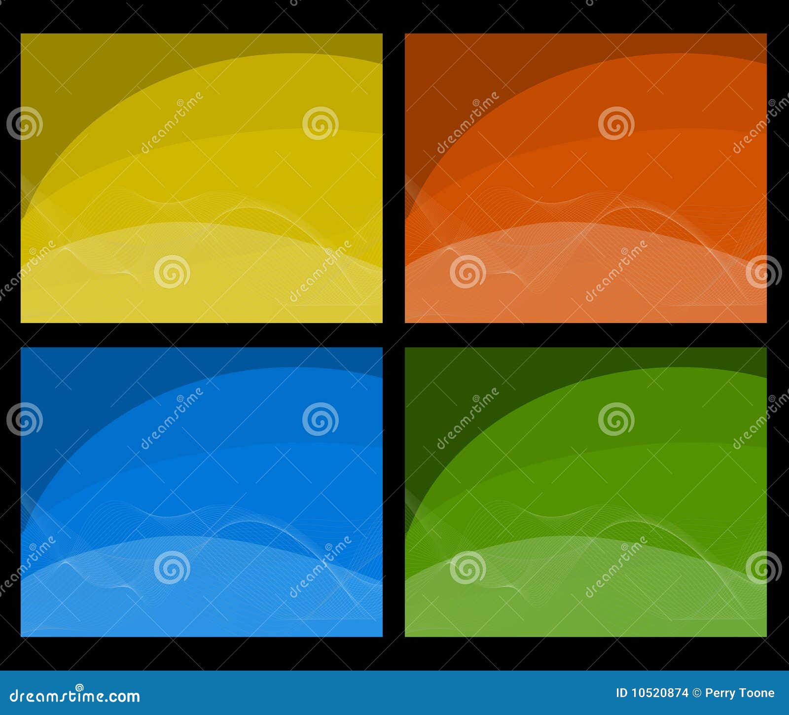 Colour Business Background Set Stock Vector - Illustration of generated ...