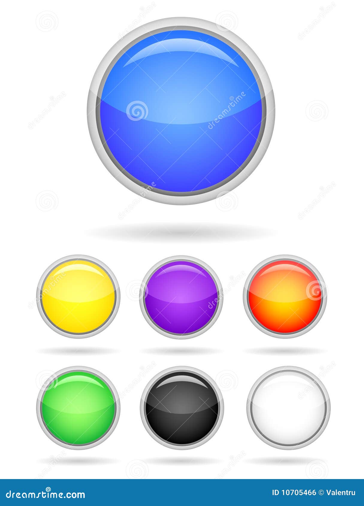 Colour button stock vector. Illustration of vector, green - 10705466