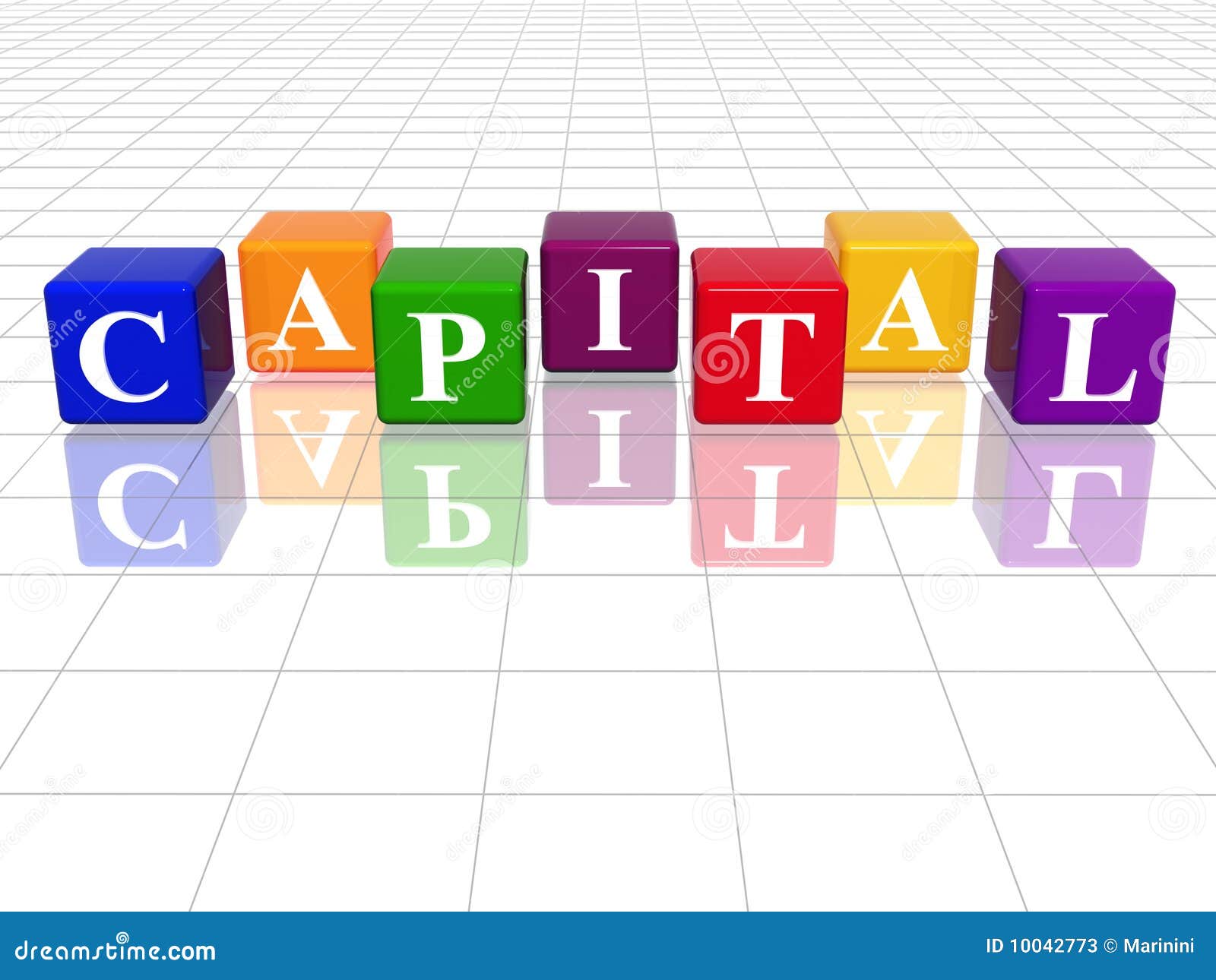 Colour capital stock illustration. Illustration of finance - 10042773