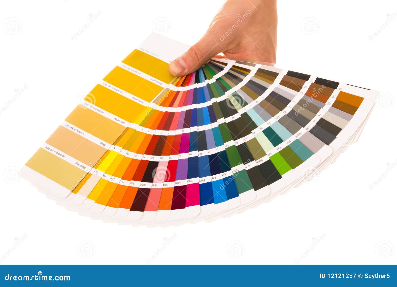 Colour card stock illustration. Illustration of choice - 12121257