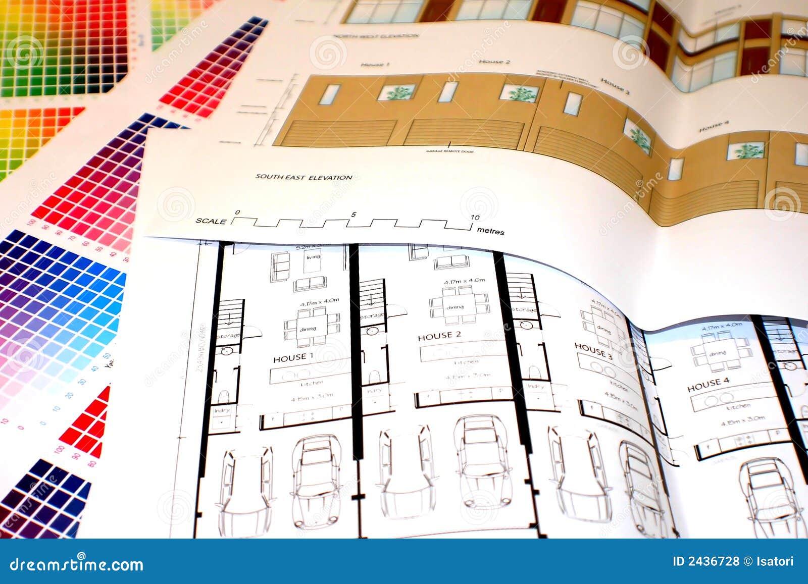 Colour chart and plans stock photo. Image of colour, color - 2436728