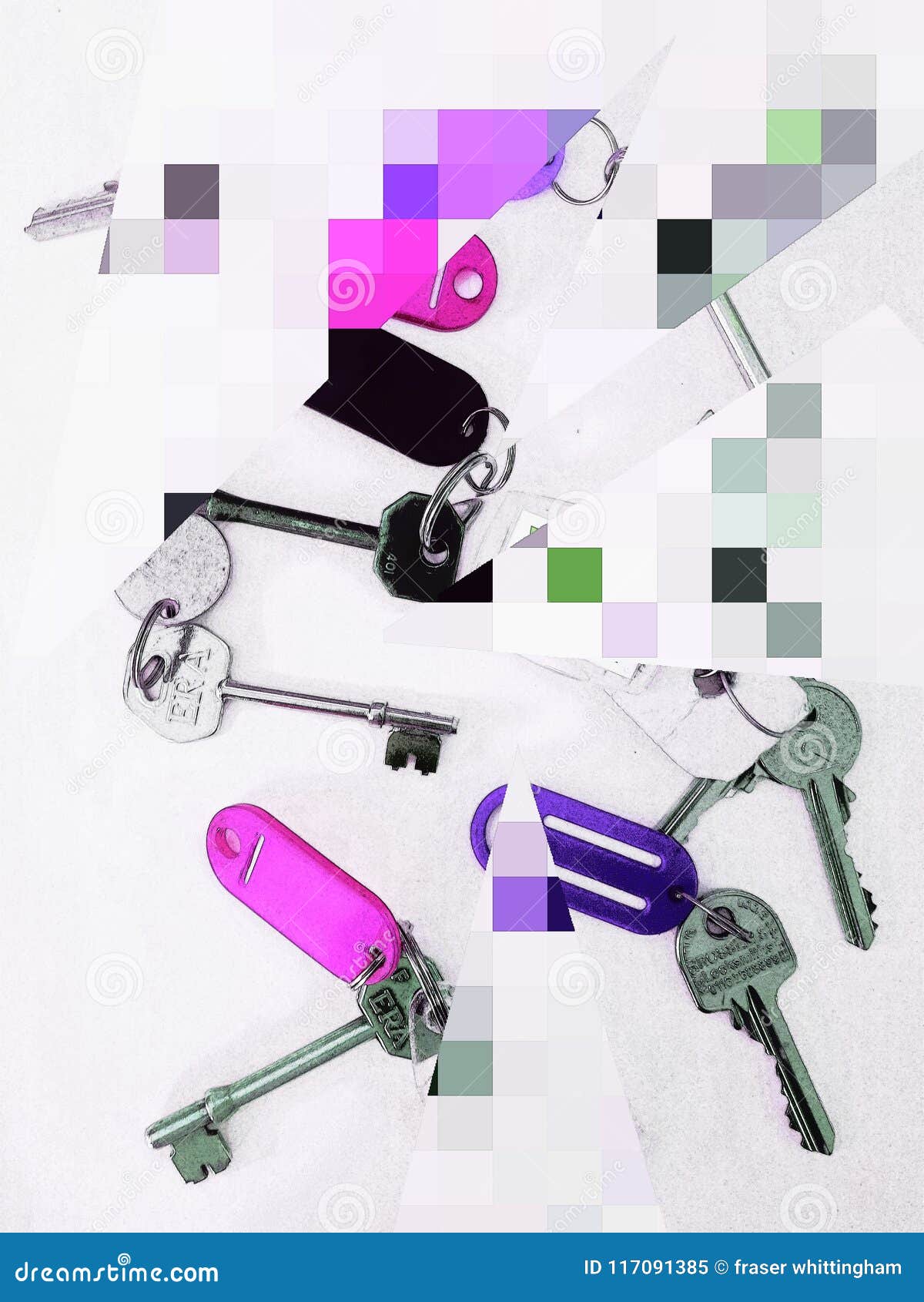 Colour coded keys stock image. Image of coded, colour - 117091385