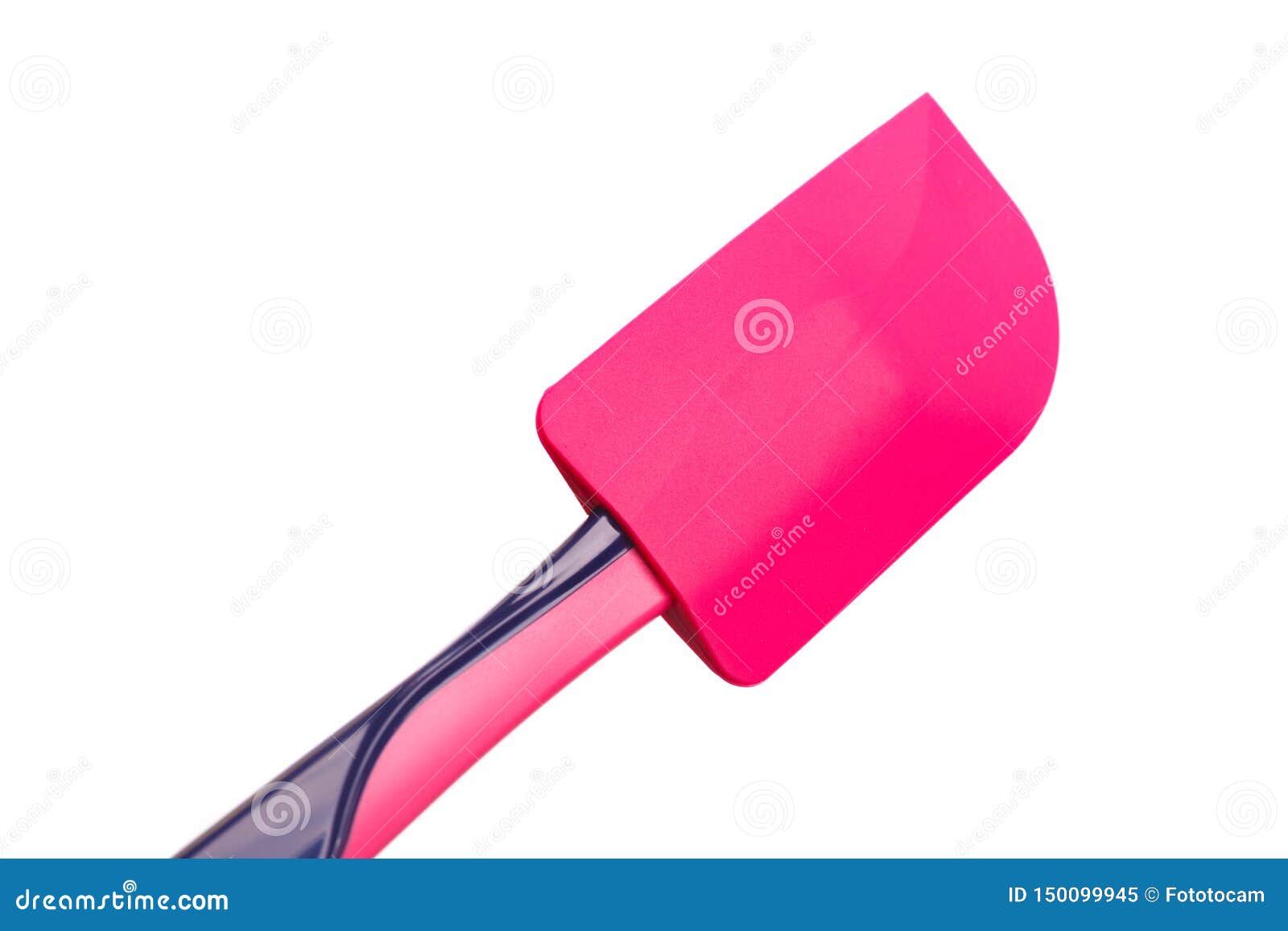 Colour Cooking Spatula Isolated on White Background Stock Image - Image ...
