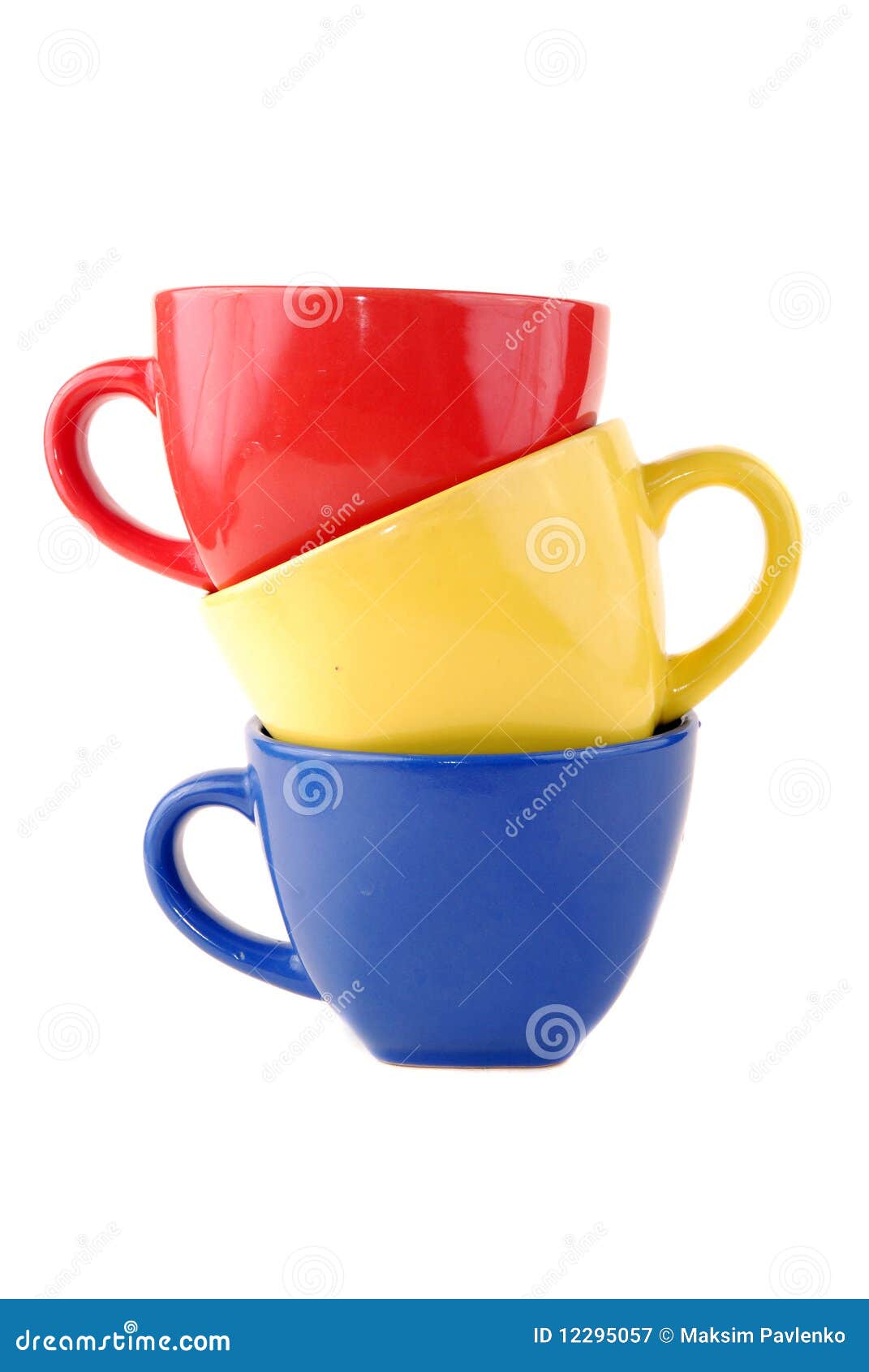 Colour cups stock image. Image of drink, pink, blank - 12295057