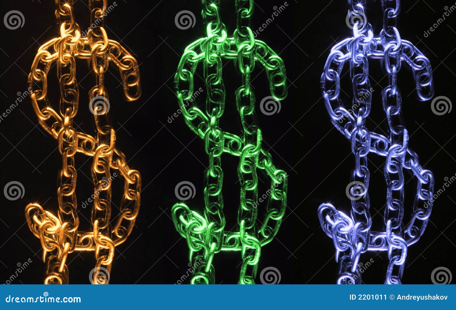 Colour dollars stock illustration. Illustration of business - 2201011