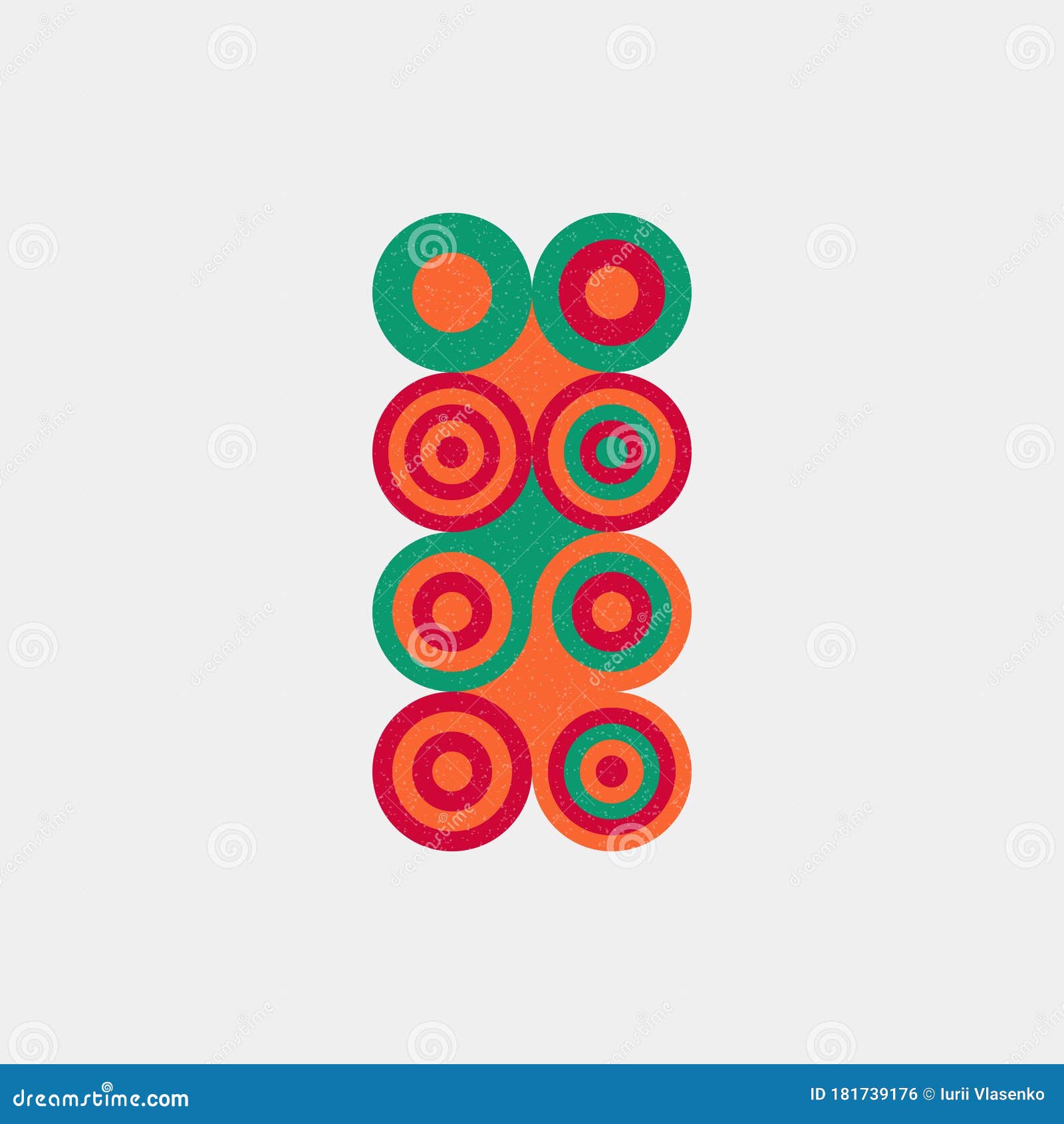 Colour Dots Universe Logo Art Design Illustration Stock Vector ...