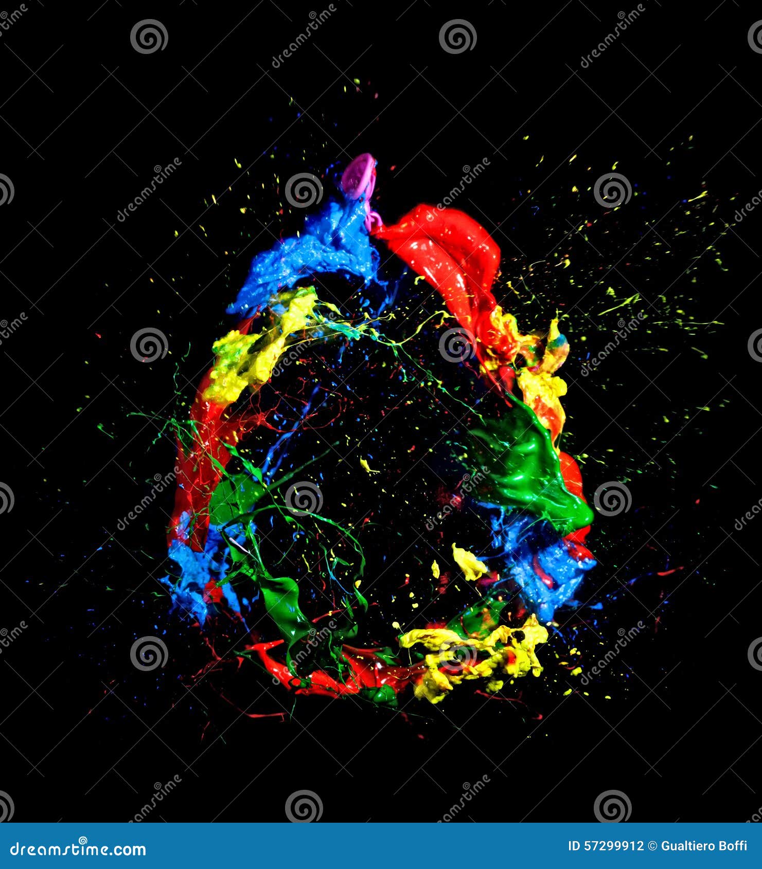 Colour explosion stock photo. Image of speed, explosion - 57299912