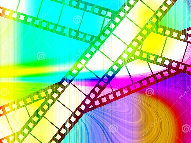 Colour Film stock illustration. Illustration of celluloid - 29544086