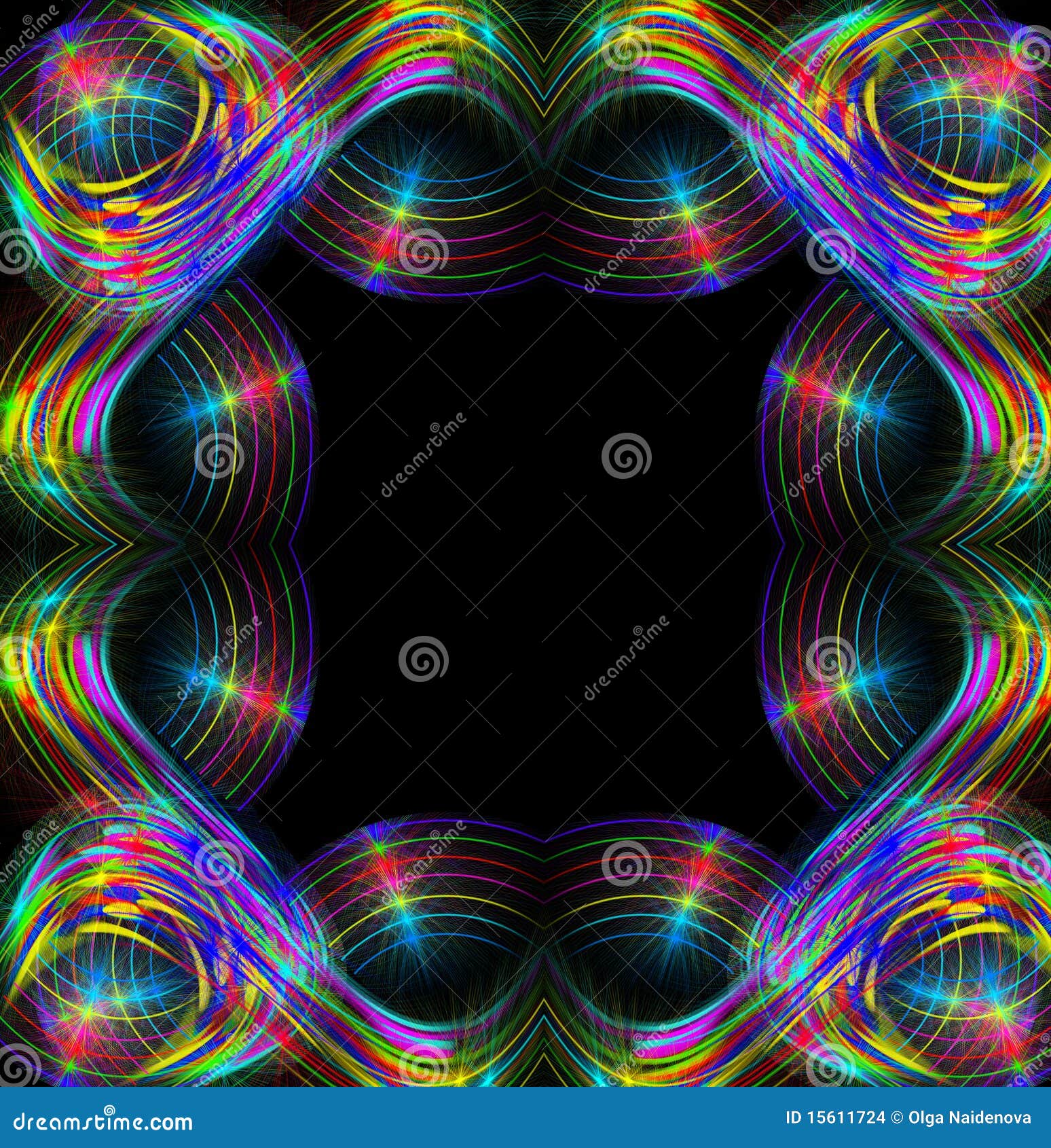 The Colour frame stock illustration. Illustration of single - 15611724