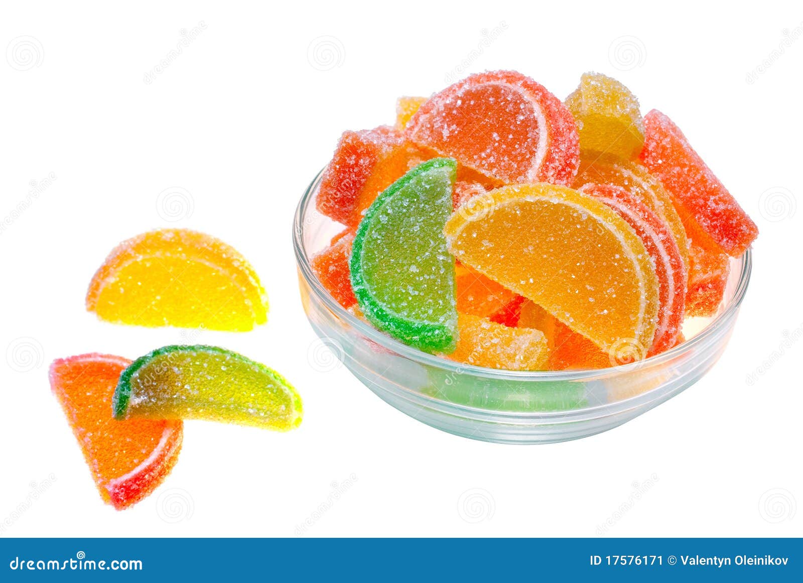 Colour fruit jellies stock image. Image of orange, sugar - 17576171