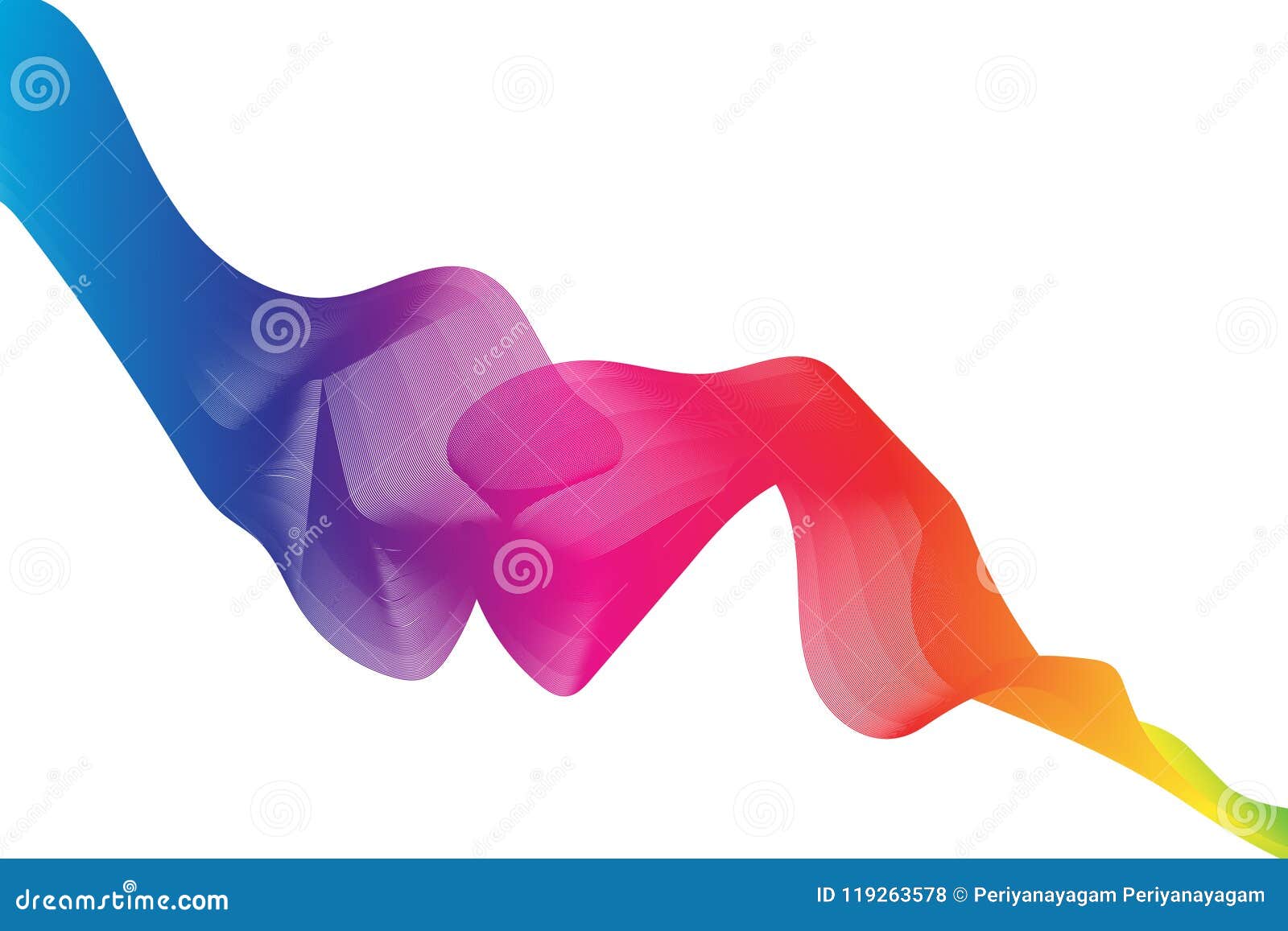 Abstract Ribbon Vector Art Design Stock Vector - Illustration of ...