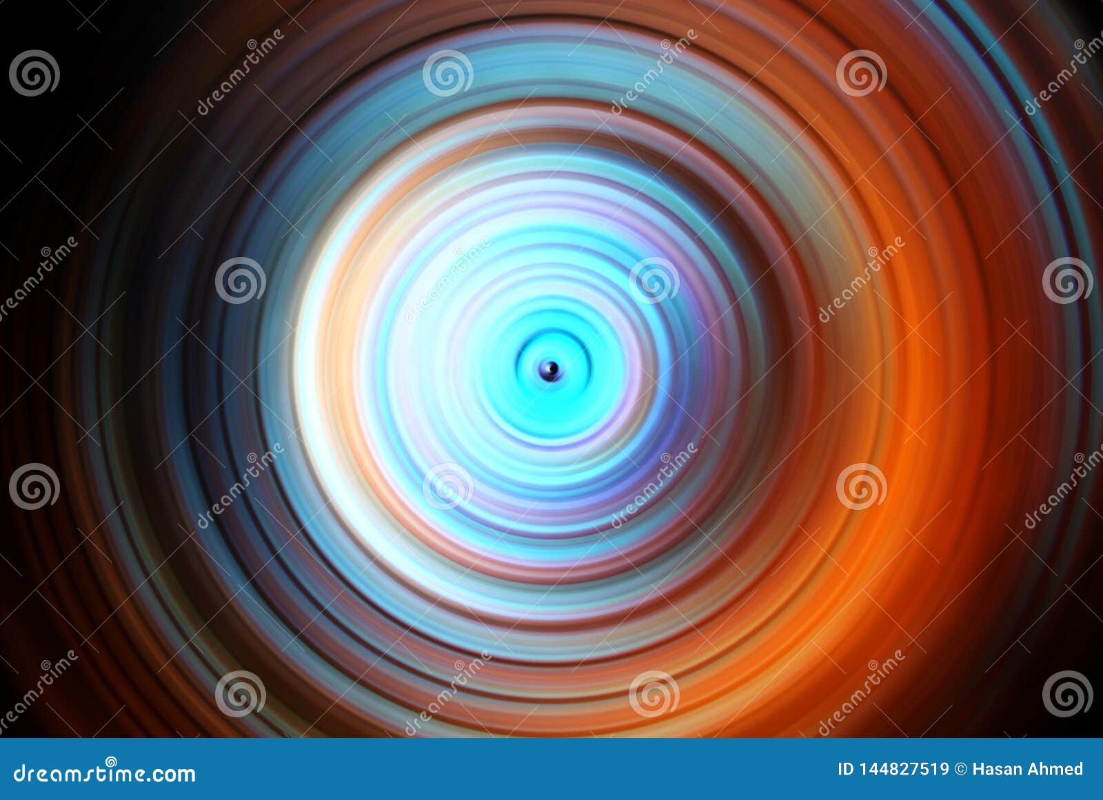 Colour Full Circle Swirl Illustration Stock Illustration - Illustration ...