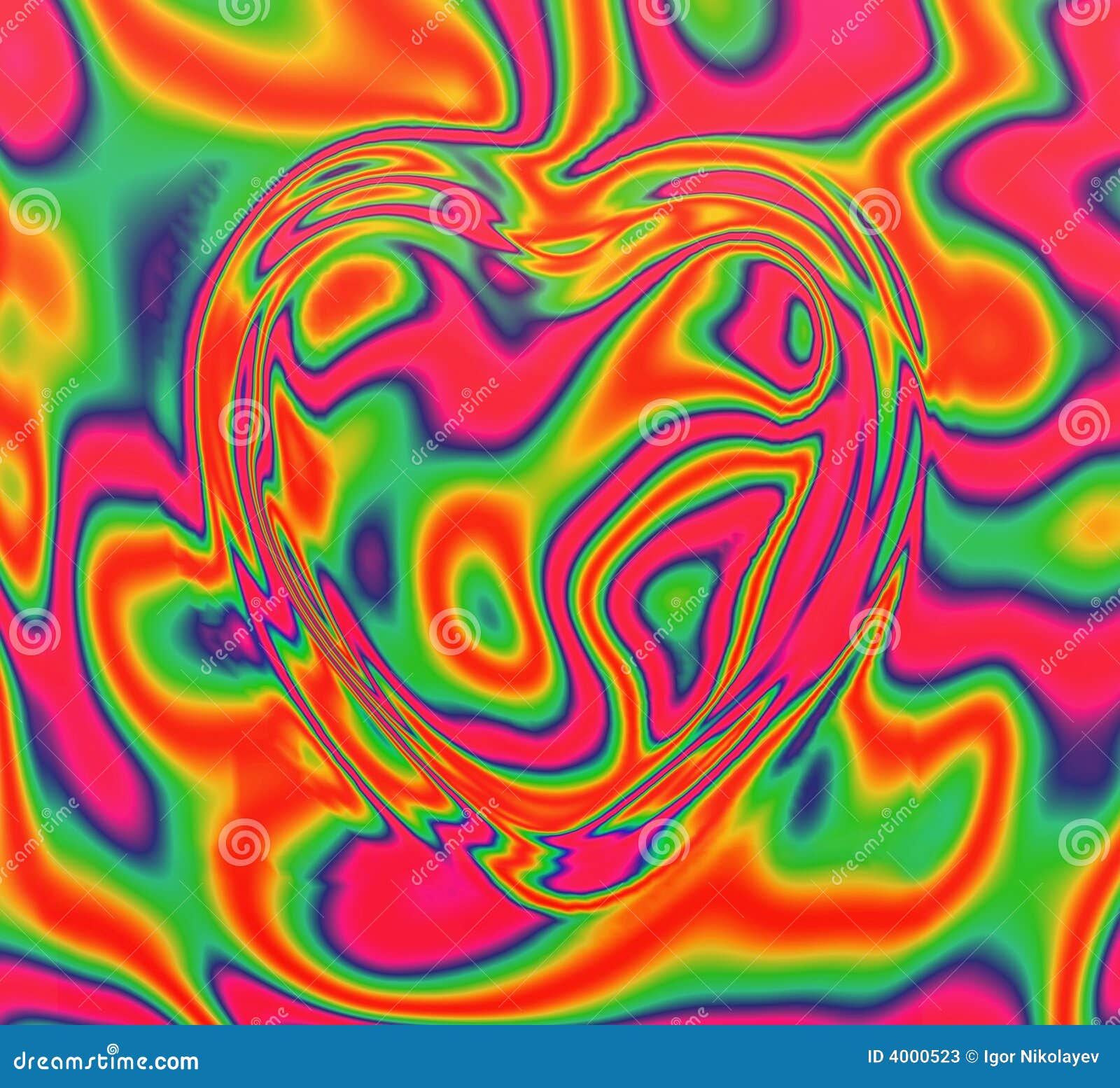 Colour heart stock image. Image of pattern, ornament, heart - 4000523