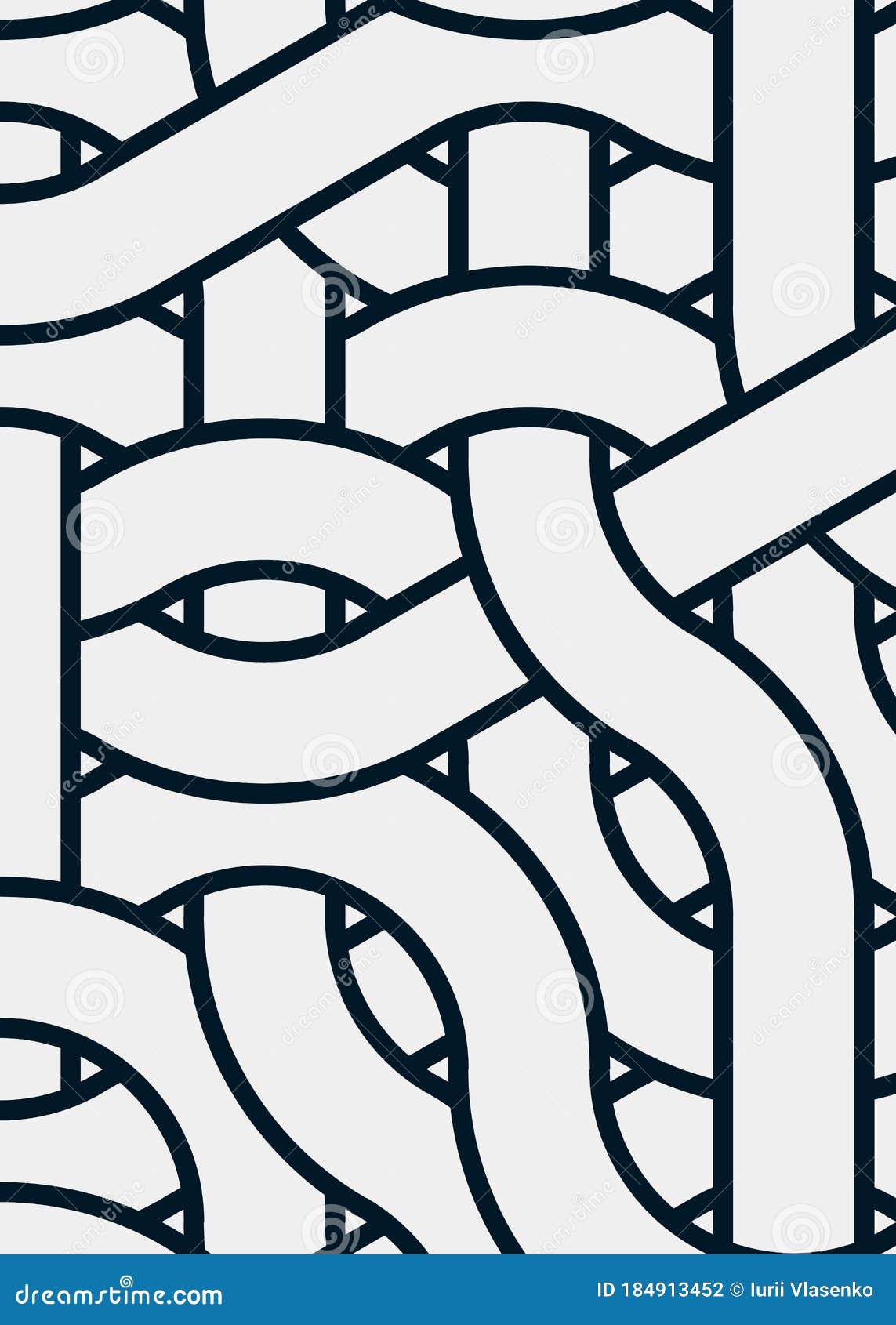 Colour Hexagon Tile Connection Art Background Design Illustration Stock ...