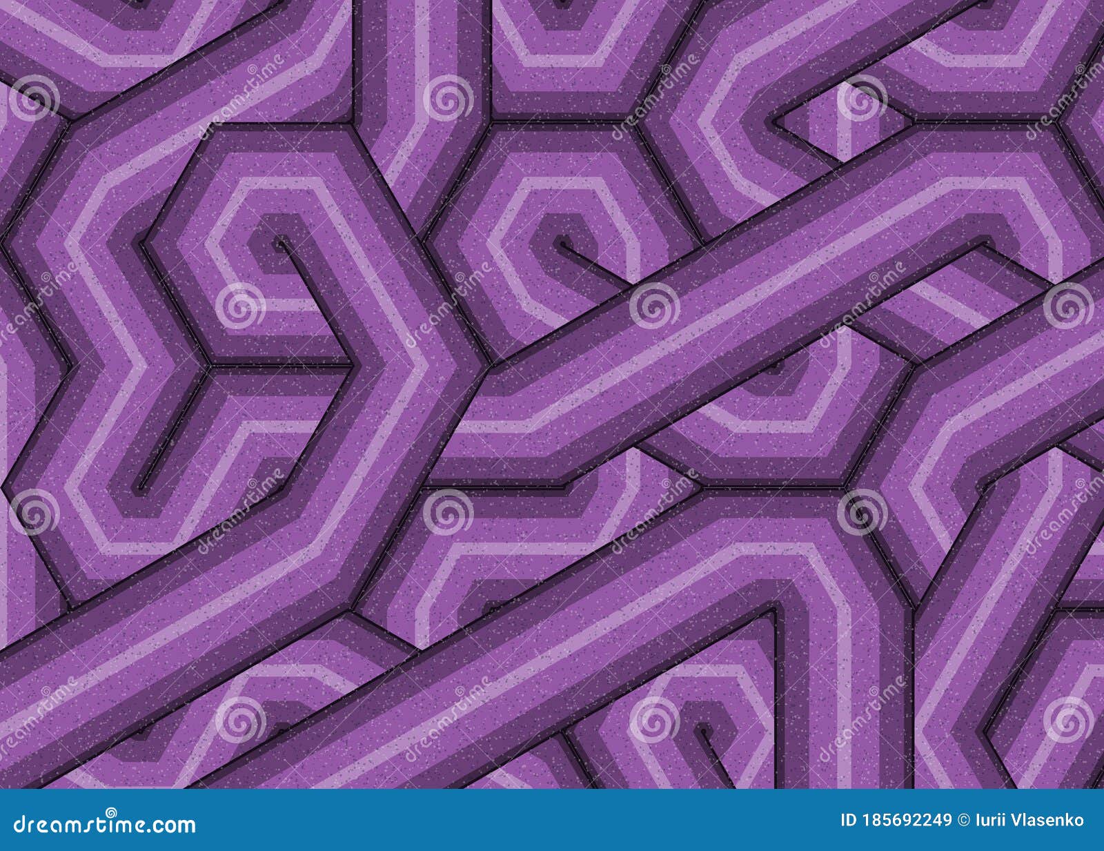 Colour Hexagon Tile Connection Art Background Design Illustration Stock ...