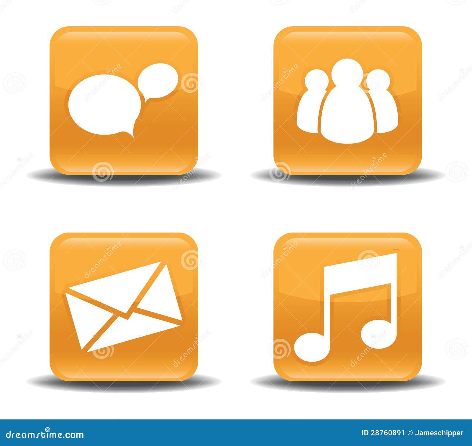 Colour icon set stock vector. Illustration of business - 28760891