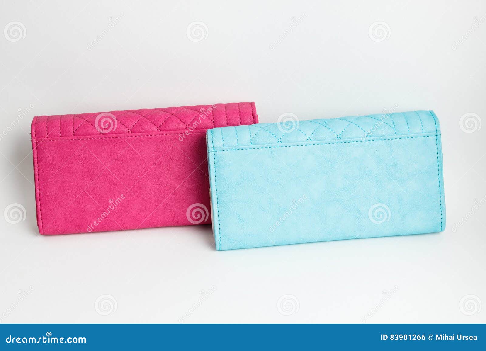 Colour leather wallet stock photo. Image of wallet, feminine - 83901266