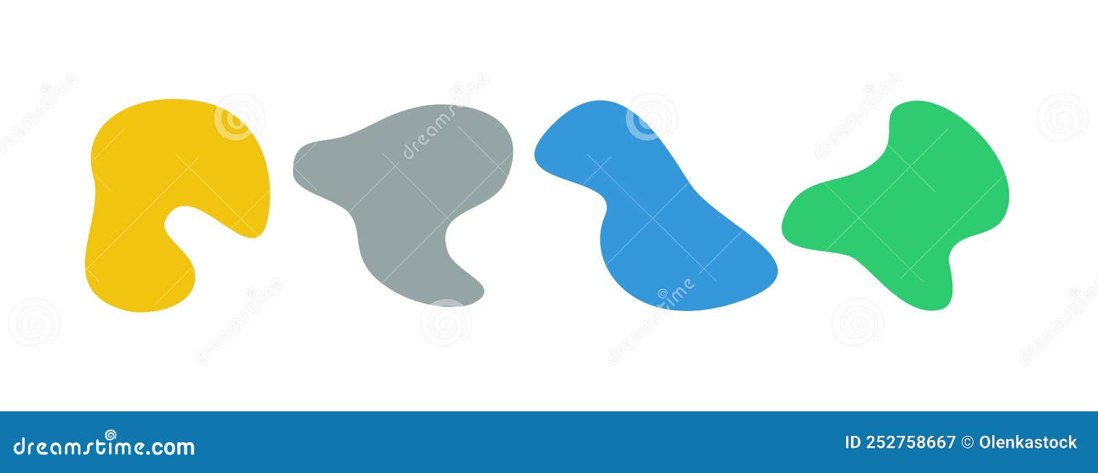 Red Liquid Blob With Lines And Circle. Vector Illustration ...