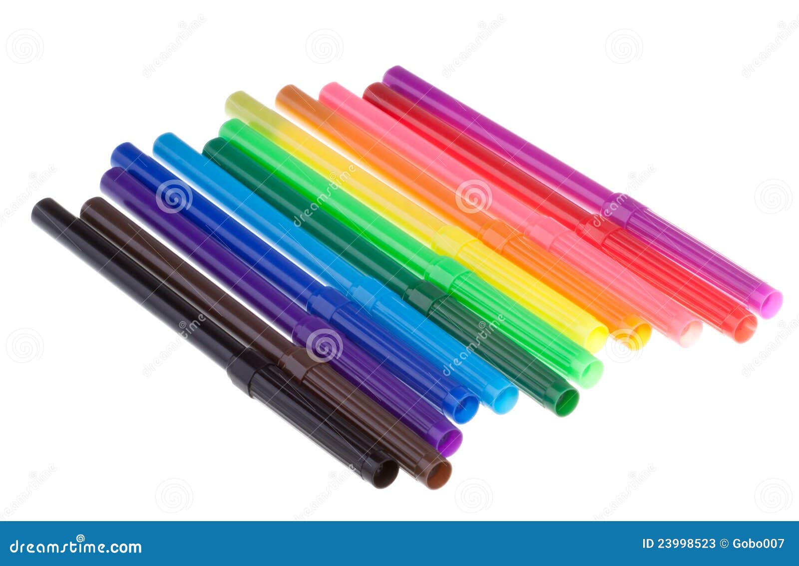 Colour markers stock image. Image of color, markers, office - 23998523