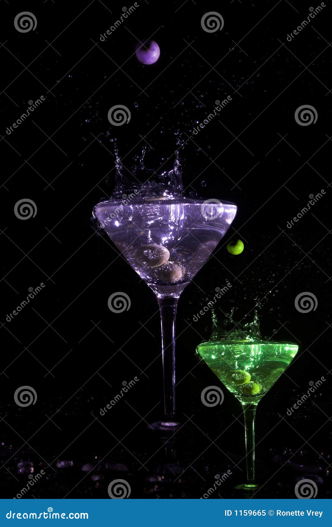 Colour Martini stock image. Image of spilling, black, splash - 1159665