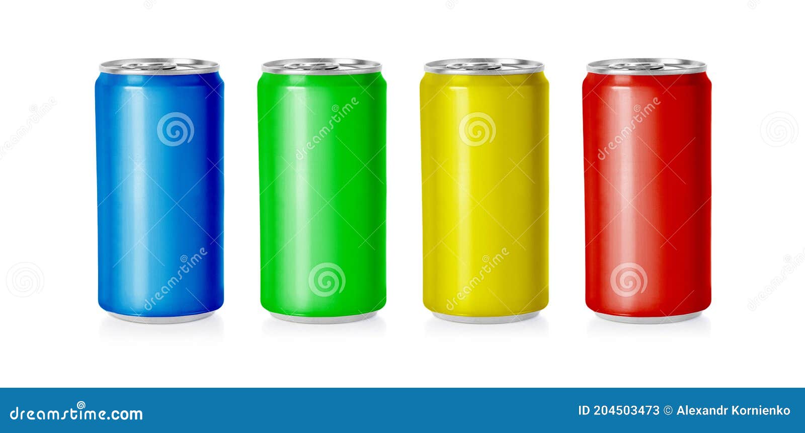Colour Metal Aluminum Beverage Drink Can 500ml Stock Image - Image of ...
