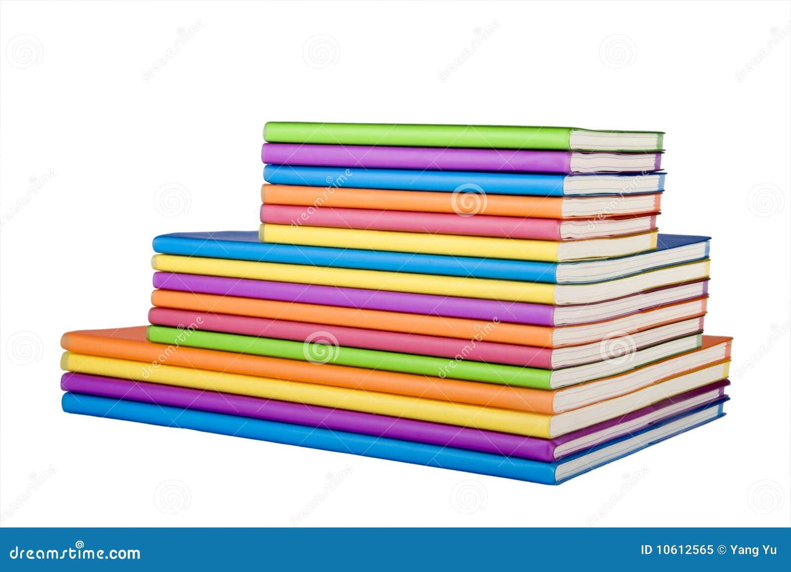 Colour notebook stock image. Image of document, paper - 10612565