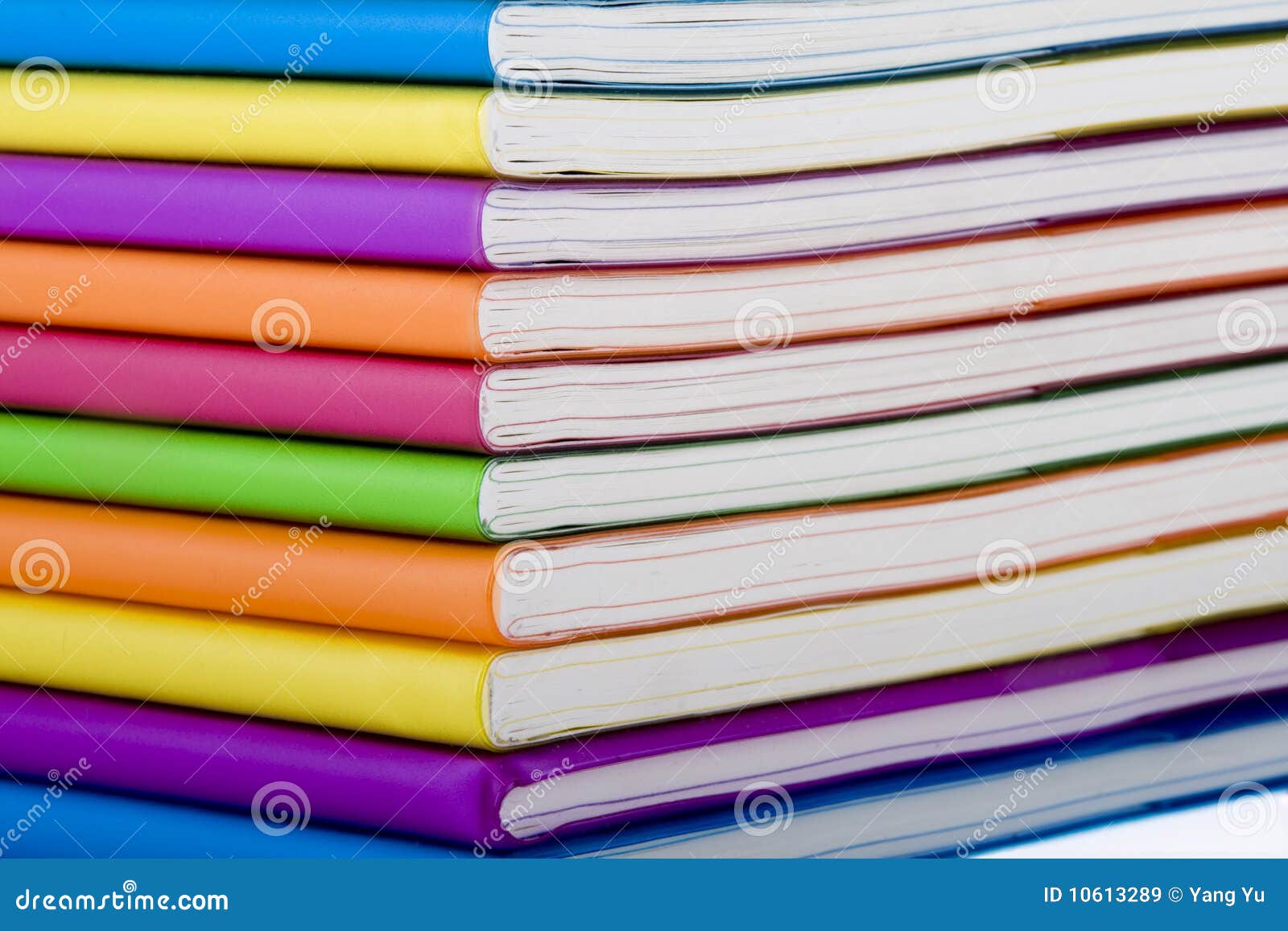 Colour notebook stock image. Image of classroom, education - 10613289