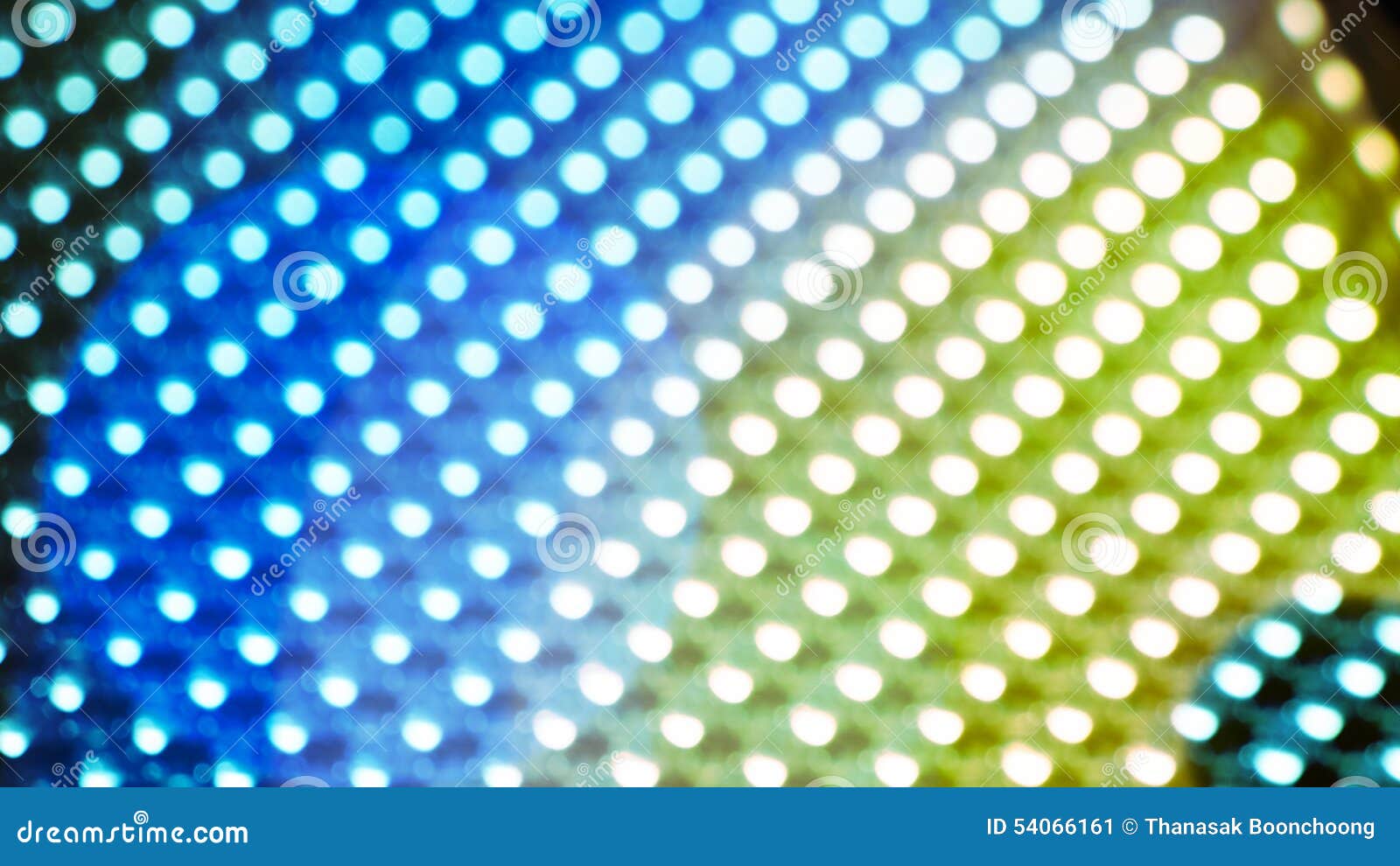 Colour Panel with the LED Bulb Stock Image - Image of electricity, blue ...