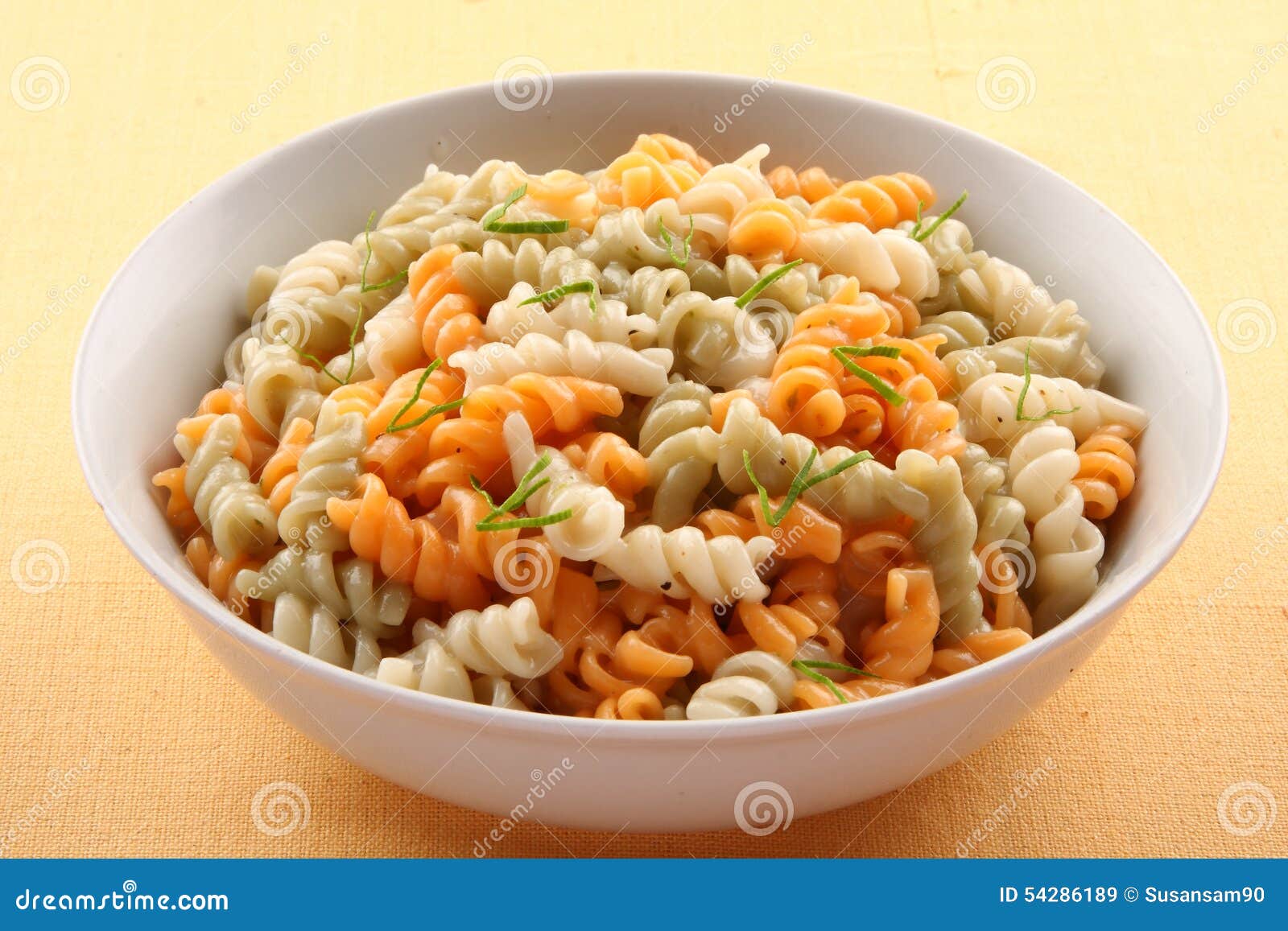 Colour Pasta dish stock image. Image of meal, ingredient - 54286189