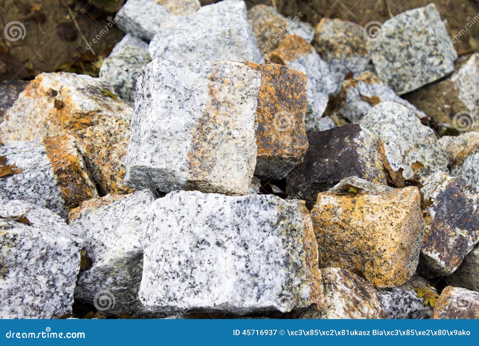 Colour paving stones stock image. Image of road, scene - 45716937
