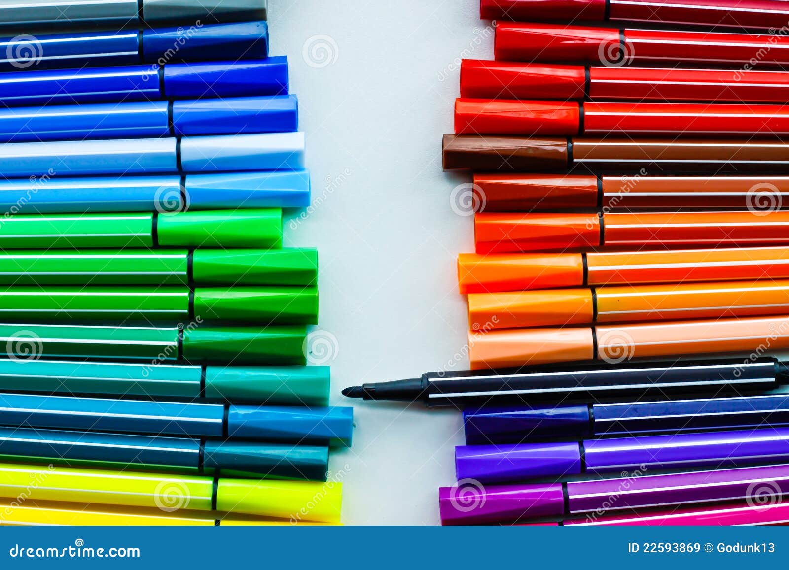 Colour Pen stock image. Image of pink, abstract, style - 22593869