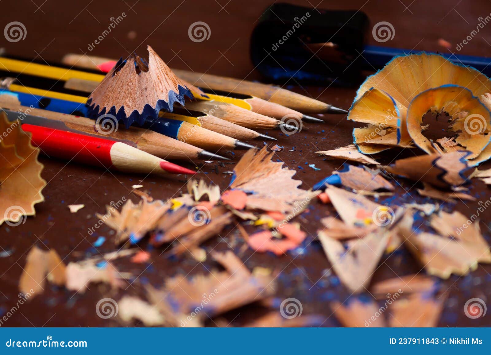 Colour Pencil Sharper Colour Pencil Sharpening Sharpener Stock Image ...