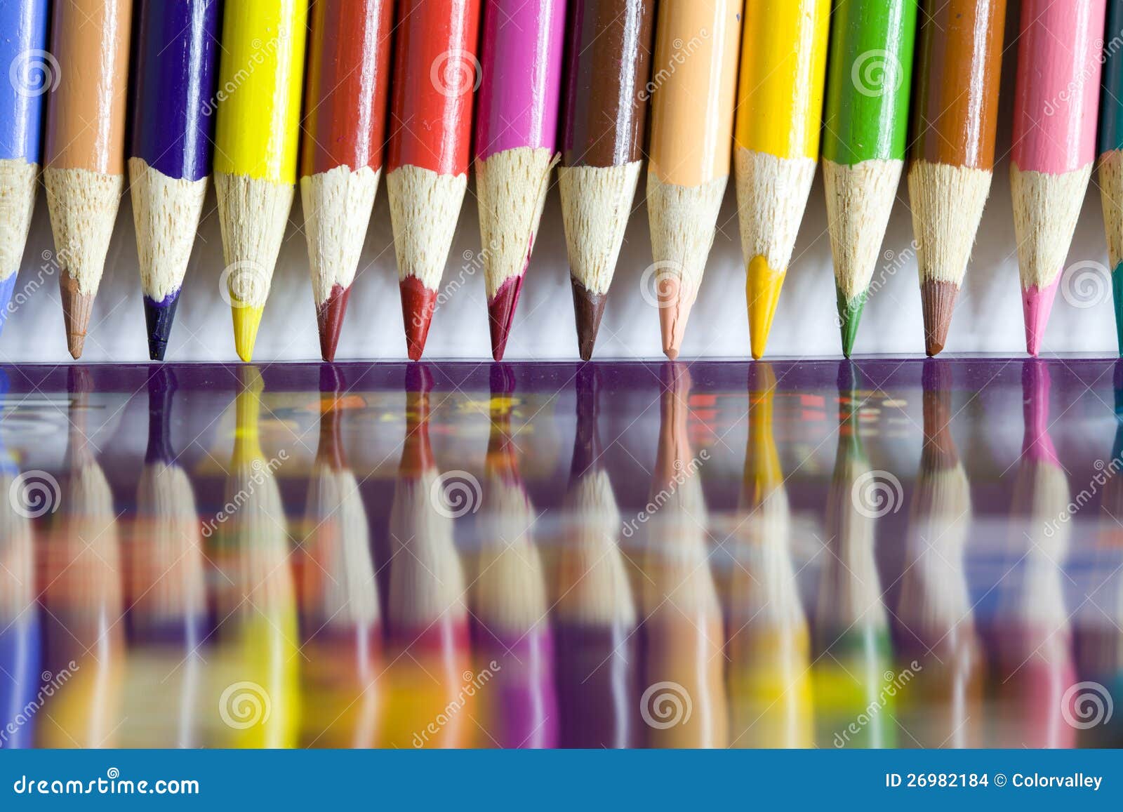 Colour pencils close up stock photo. Image of instrument - 26982184