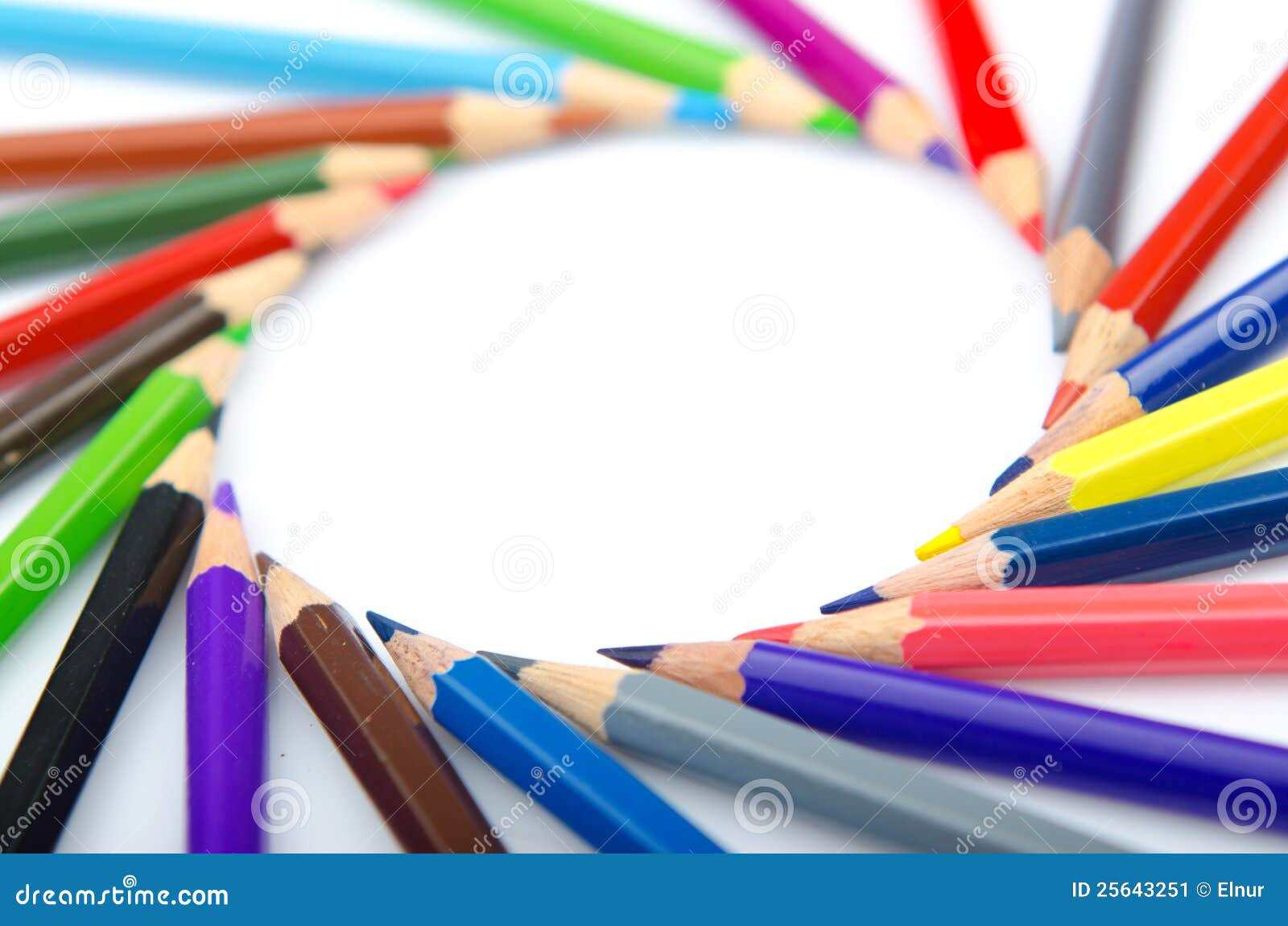 Colour Pencils - Creativity Concept Stock Image - Image of brown, multi ...