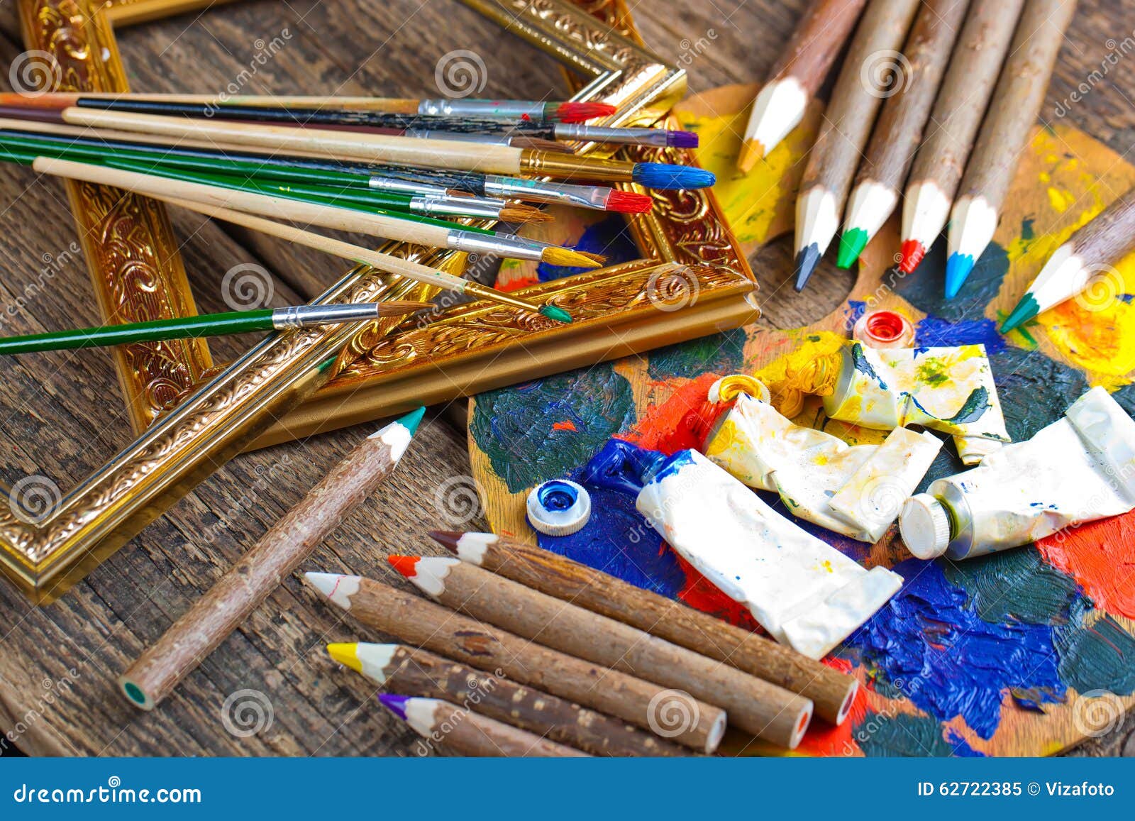 Colour pencils stock image. Image of border, cutout, color - 62722385