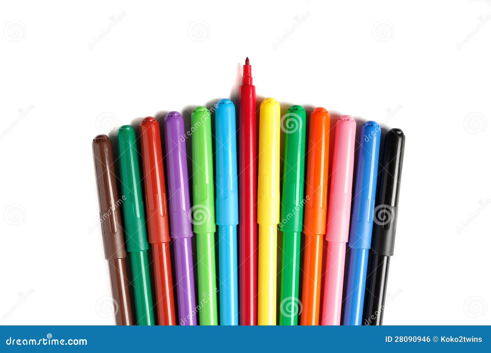 Colour pens stock photo. Image of magic, colorful, multicolored - 28090946
