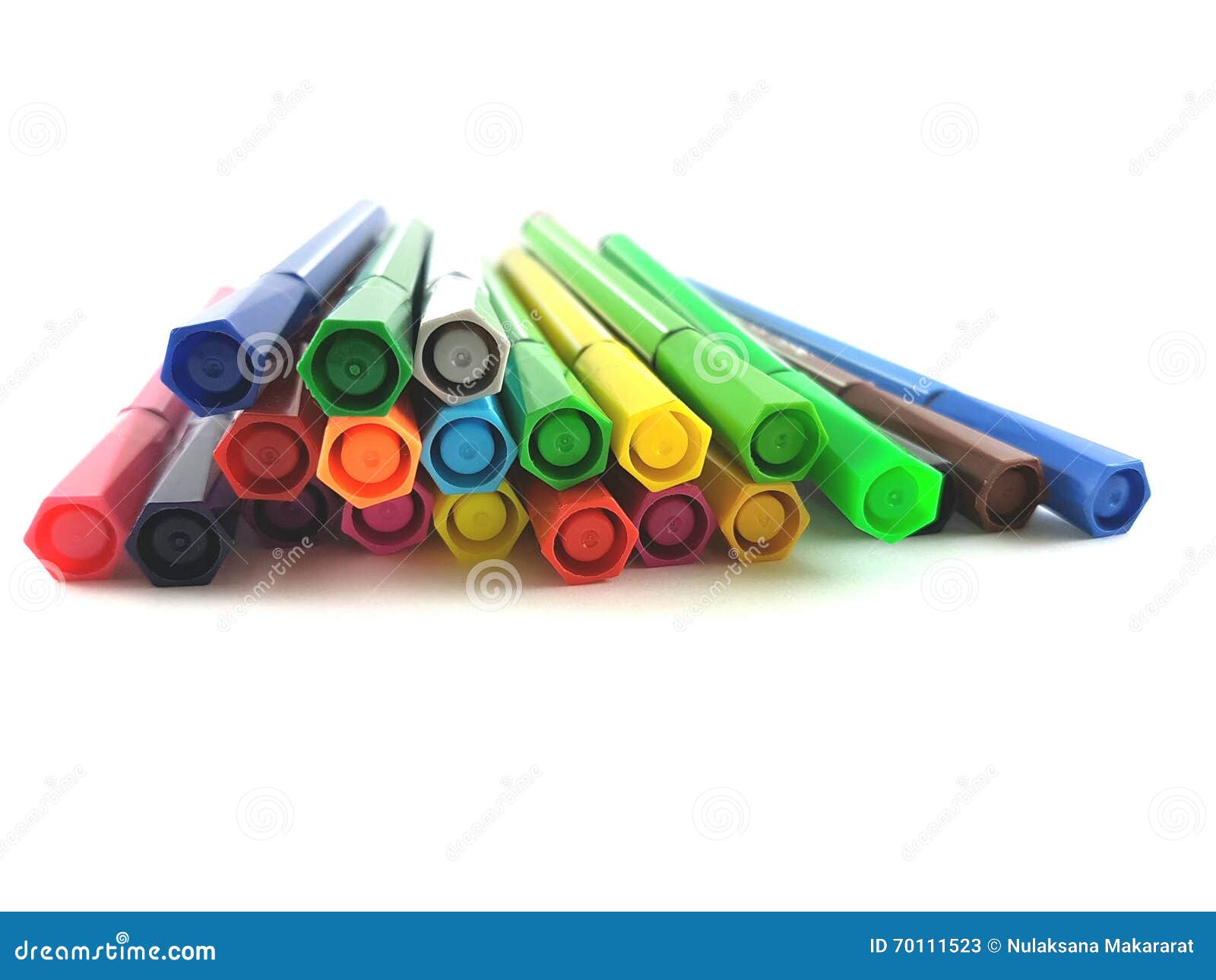 Colour pens stock image. Image of colourful, colour, pens - 70111523