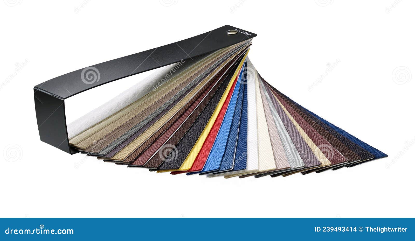 Colour Picker Fan in a Studio Setting, Isolated on White Stock Photo ...