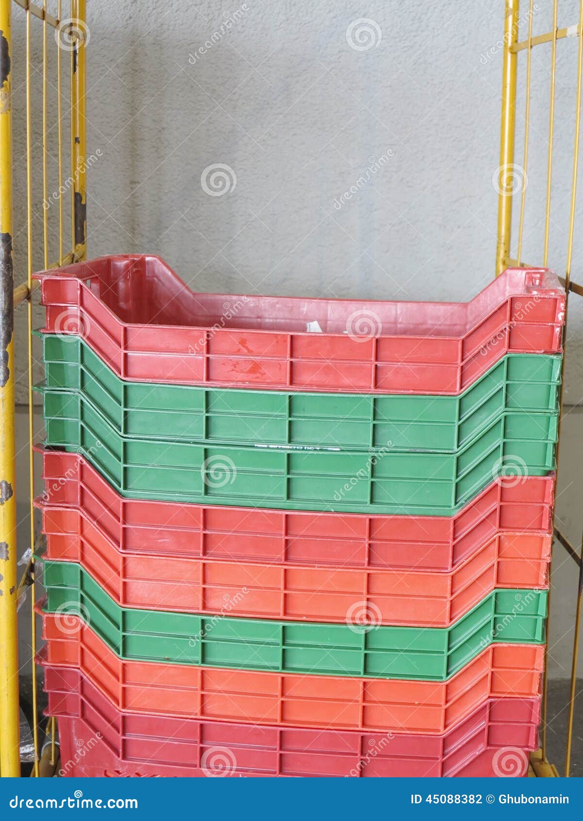 Colour plastic boxes stock photo. Image of bright, casket - 45088382