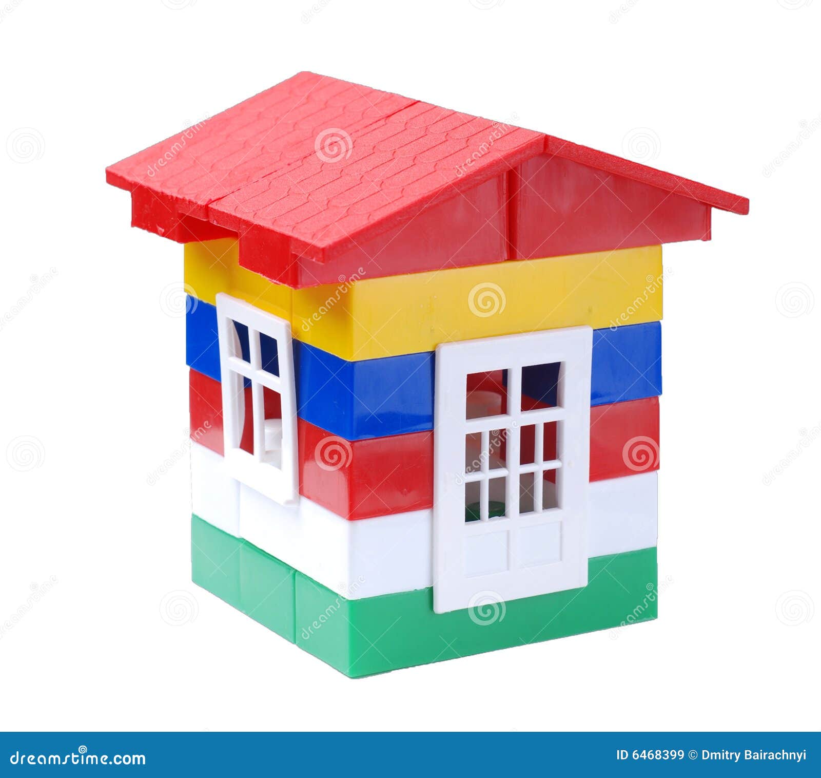 Colour plastic house stock image. Image of frame, home - 6468399