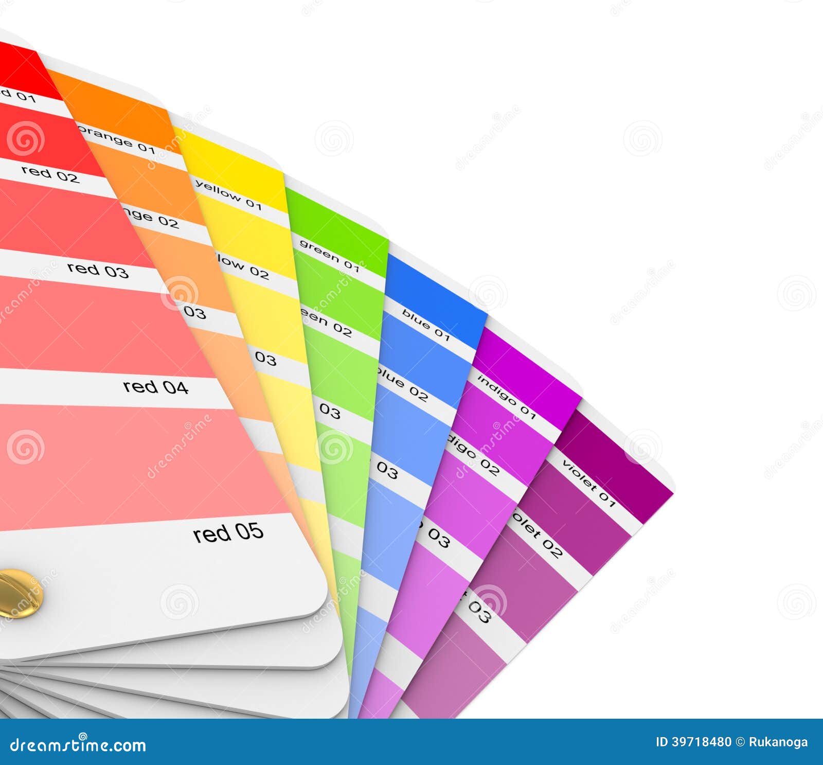 Colour sampler. stock illustration. Illustration of pick - 39718480