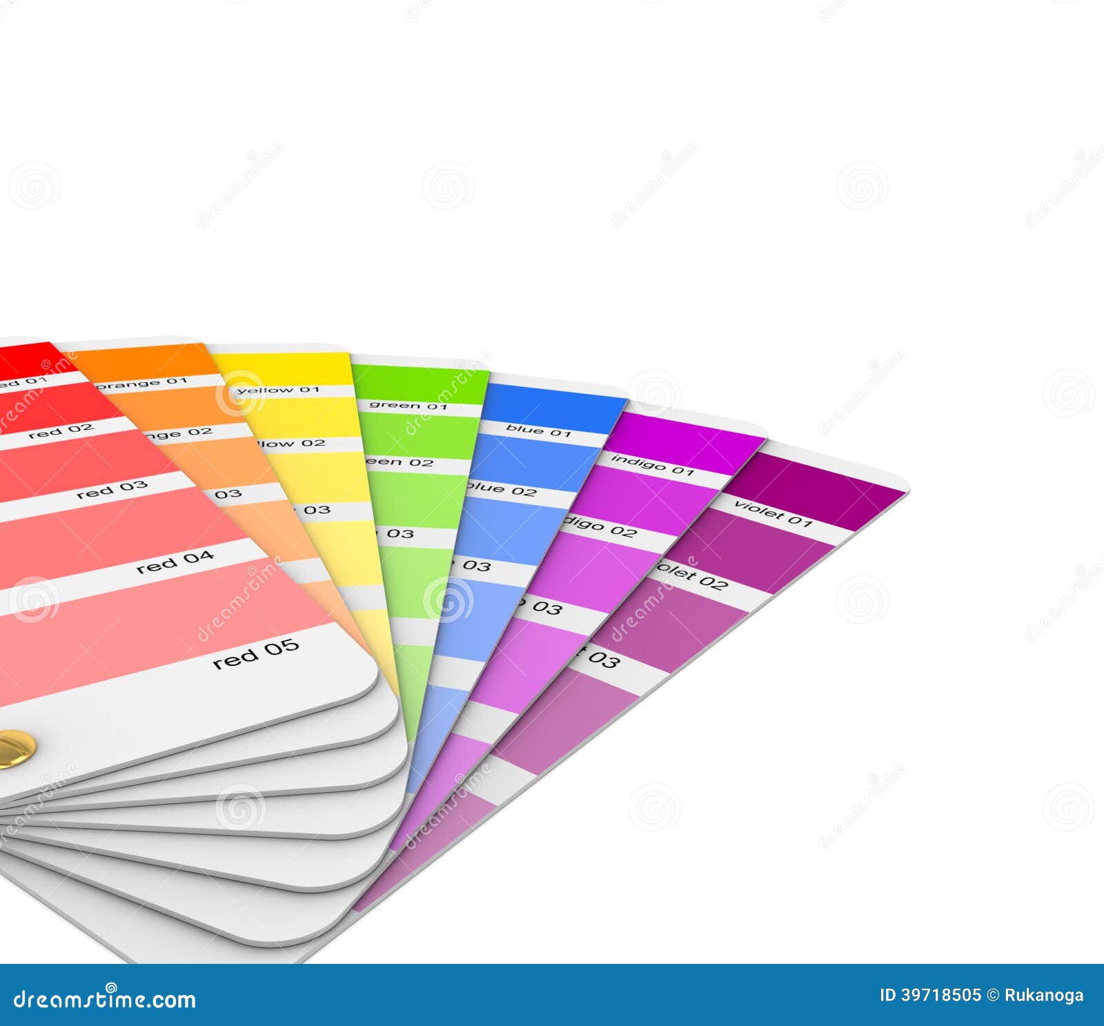 Colour sampler. stock illustration. Illustration of sampler - 39718505