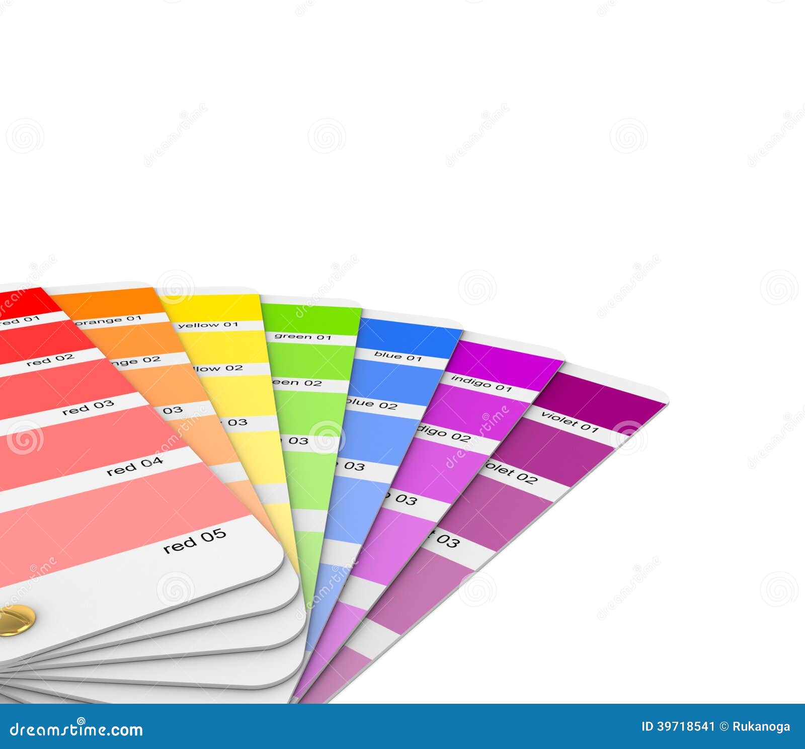 Colour sampler. stock illustration. Illustration of decoration - 39718541