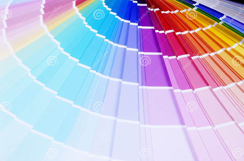 Colour scale stock image. Image of guide, pantone, colour - 7788289