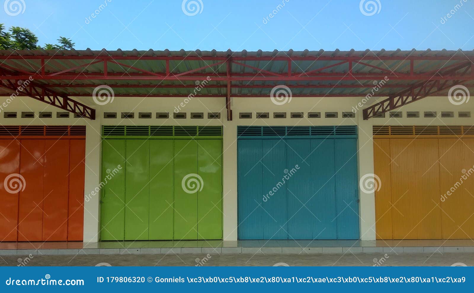 Structure for shop stock photo. Image of shop, light - 179806320